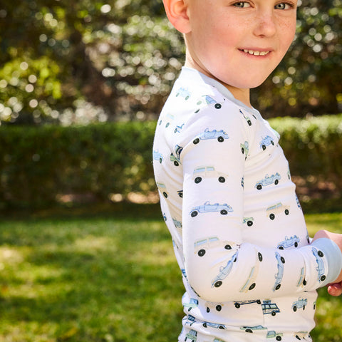LAKE | Kids | Pima Cotton Pajamas | Off Road Cruisers Kids Long-Long Set