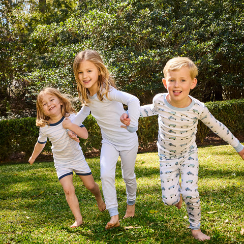 LAKE | Kids | Pima Cotton Pajamas | Off Road Cruisers Kids Long-Long Set