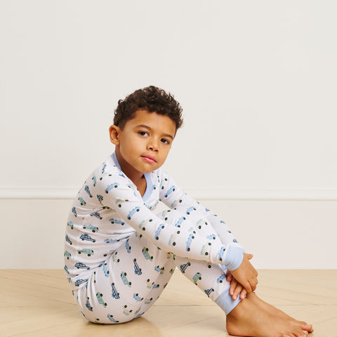 LAKE | Kids | Pima Cotton Pajamas | Off Road Cruisers Kids Long-Long Set