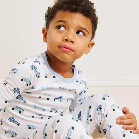 LAKE | Kids | Pima Cotton Pajamas | Off Road Cruisers Kids Long-Long Set