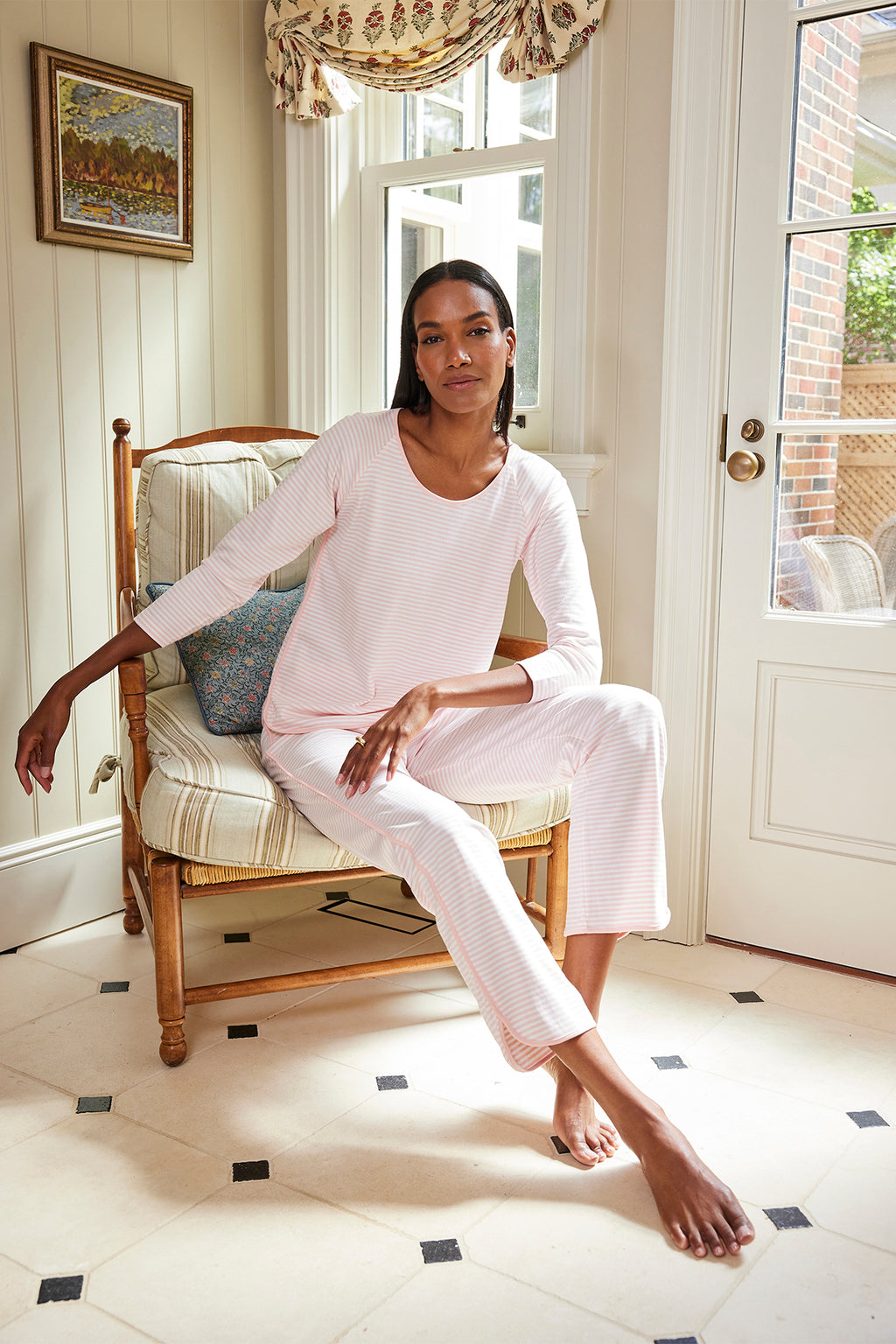 Pima Cotton Pajama Pants Set for Women | LAKE