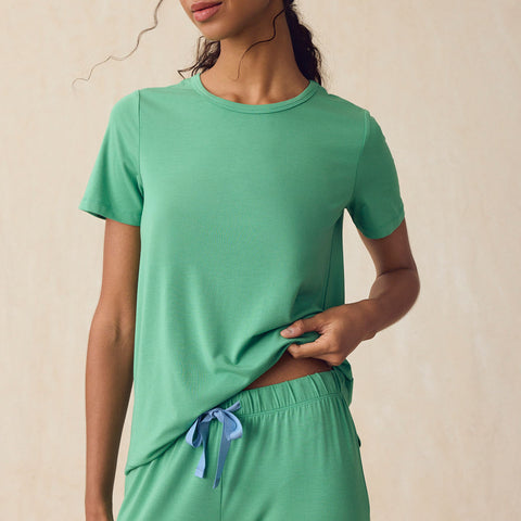 LAKE | Women | DreamModal® Pajamas | Greenbriar Ribbon Short-Long Set