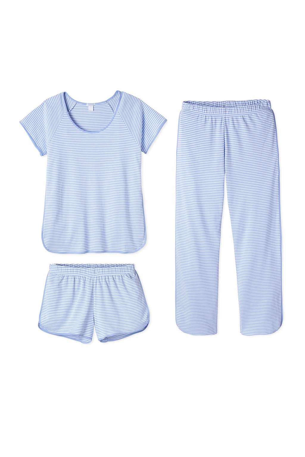 LAKE | Pima Cotton Pajamas | Hydrangea Pajama Bundle